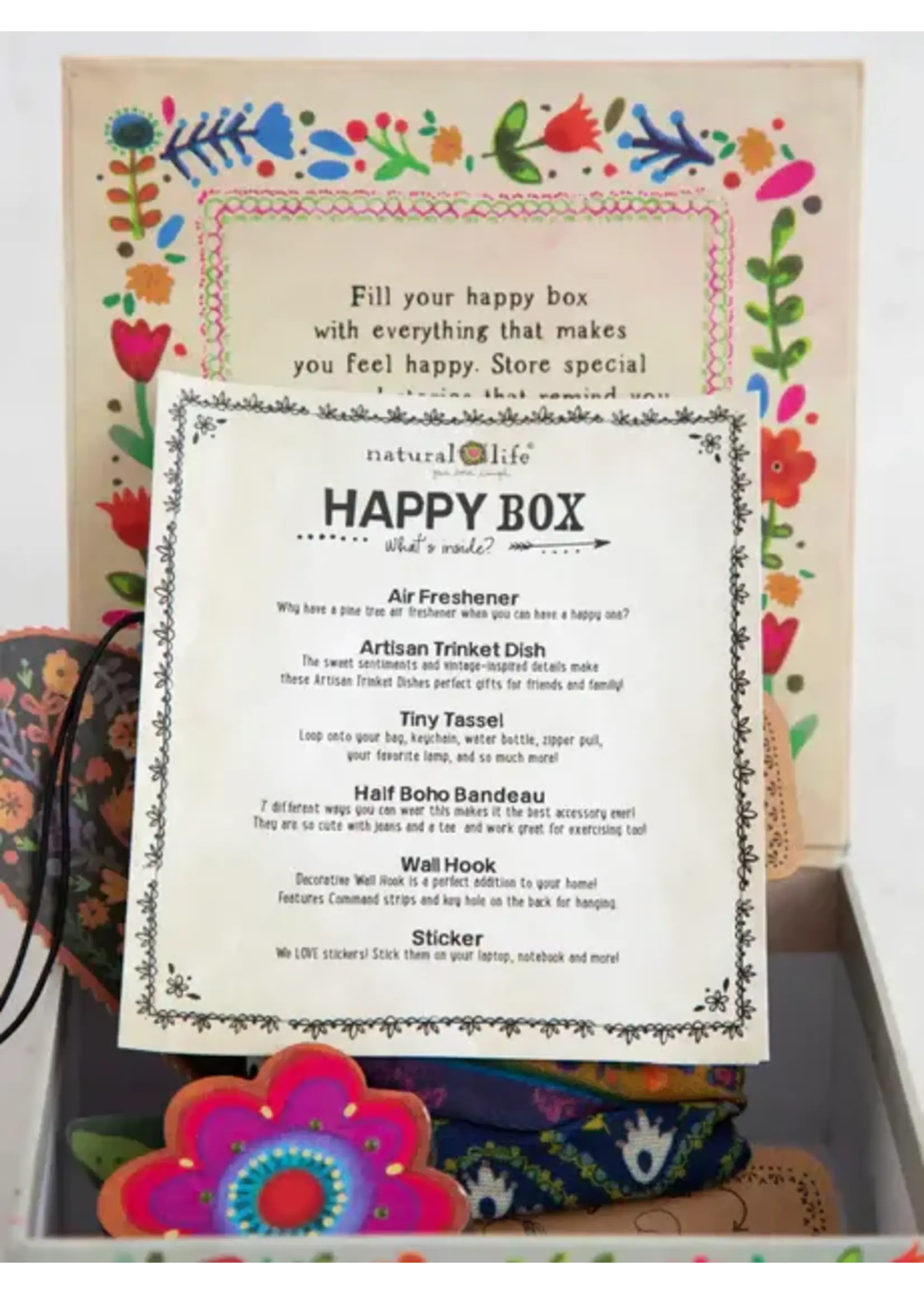 Natural Life Happy Box Gift Set - World Better Place - Cabin Fever Kentucky