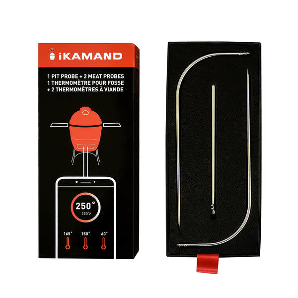 Kamado Joe iKamand Pit Probe Pack - 1 Pit Probe + 2 Meat Probes ...