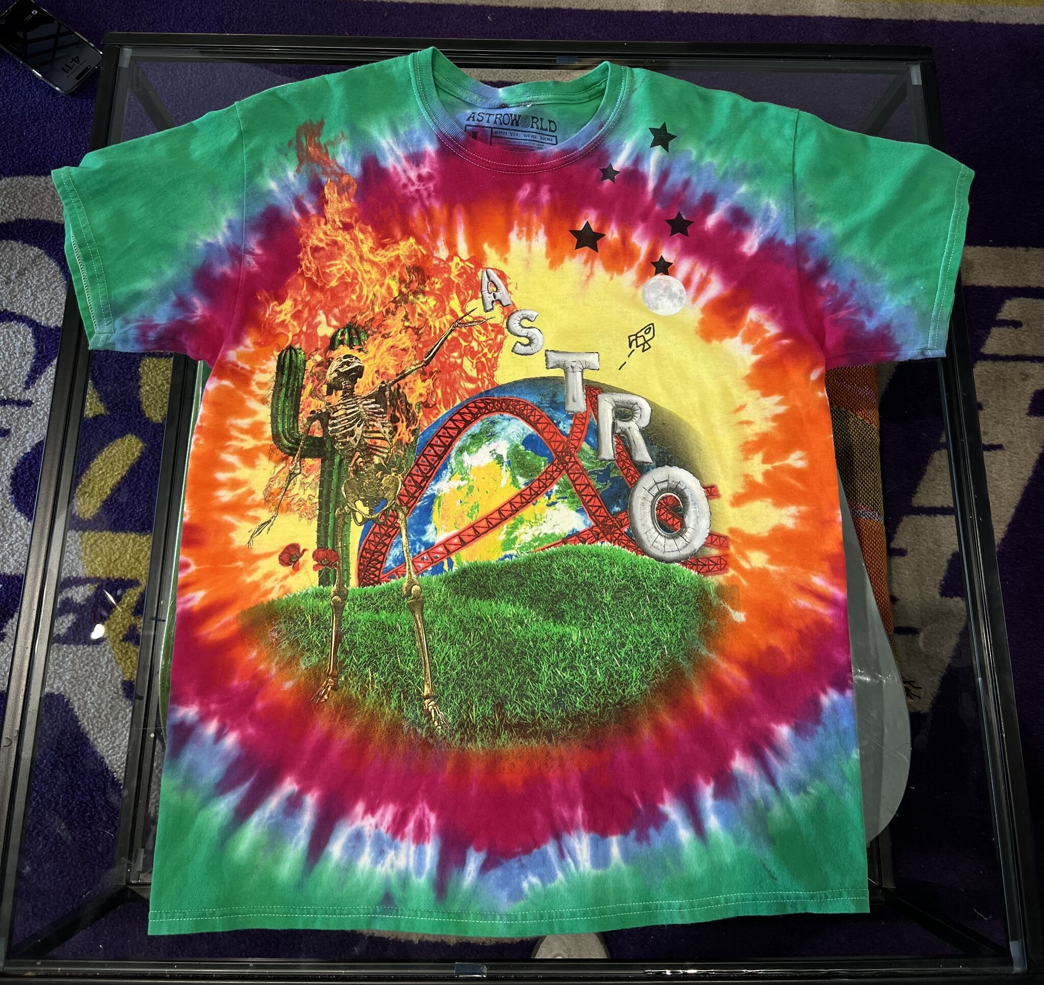 Travis Scott Astroworld Smiley Tie Dye - Diverse Sole