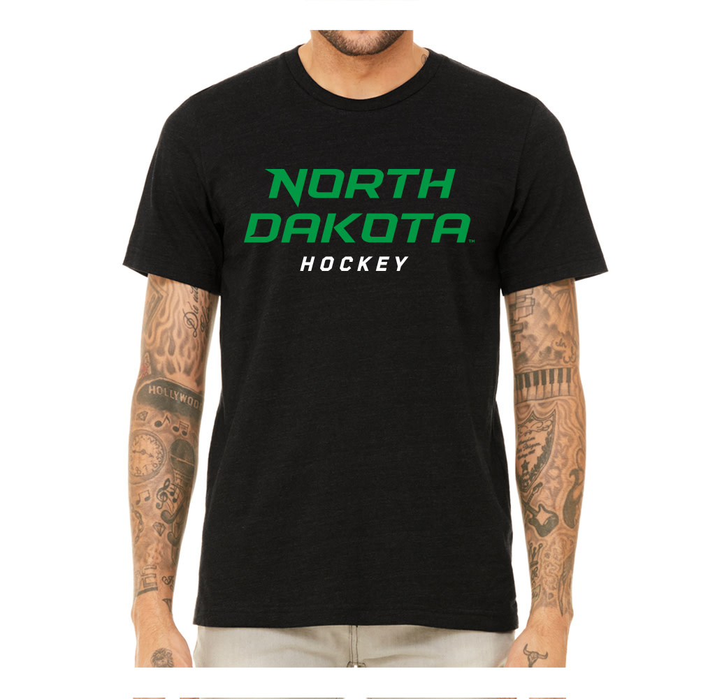 UND Hockey Text Tee - Sioux Shop at Ralph Engelstad Arena