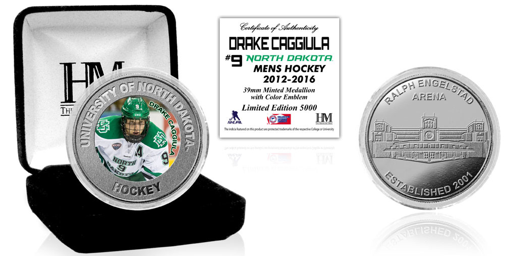 UND Alumni Coin Drake Caggiula - Sioux Shop at Ralph Engelstad Arena