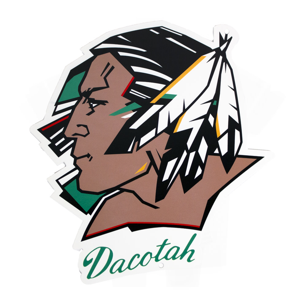 Fighting Sioux Steel 12" Logo - Sioux Shop at Ralph Engelstad Arena