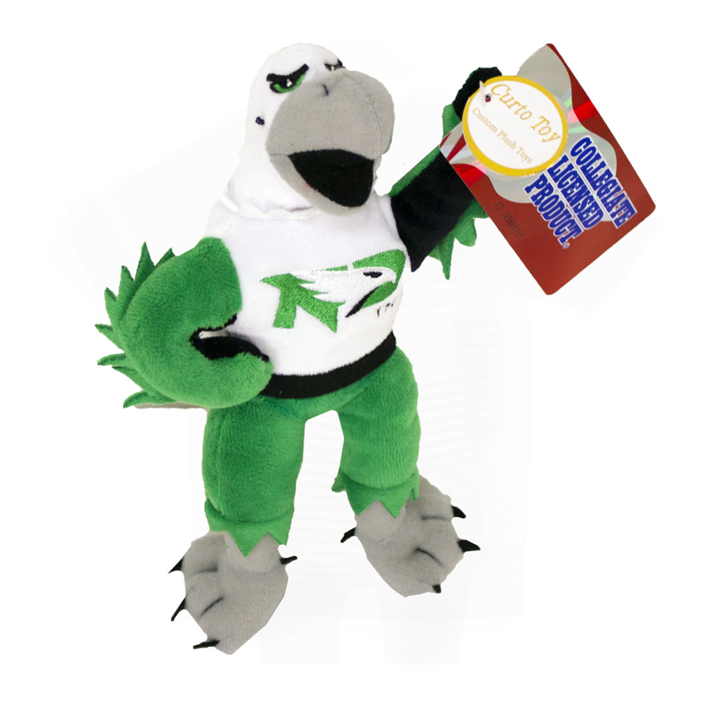 8" Plush Fighting Hawks Mascot - Sioux Shop at Ralph Engelstad Arena