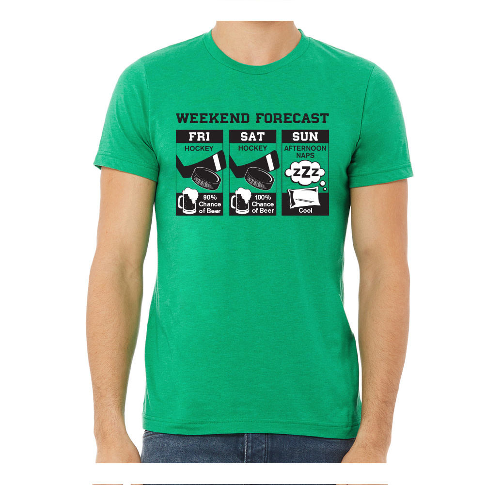 Weekend Forecast Tee - Sioux Shop at Ralph Engelstad Arena