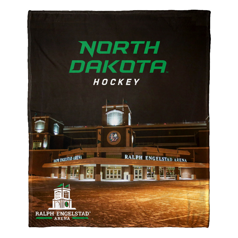 Silk Touch Ralph Engelstad Arena 50x60 Throw Blanket - Sioux Shop at ...