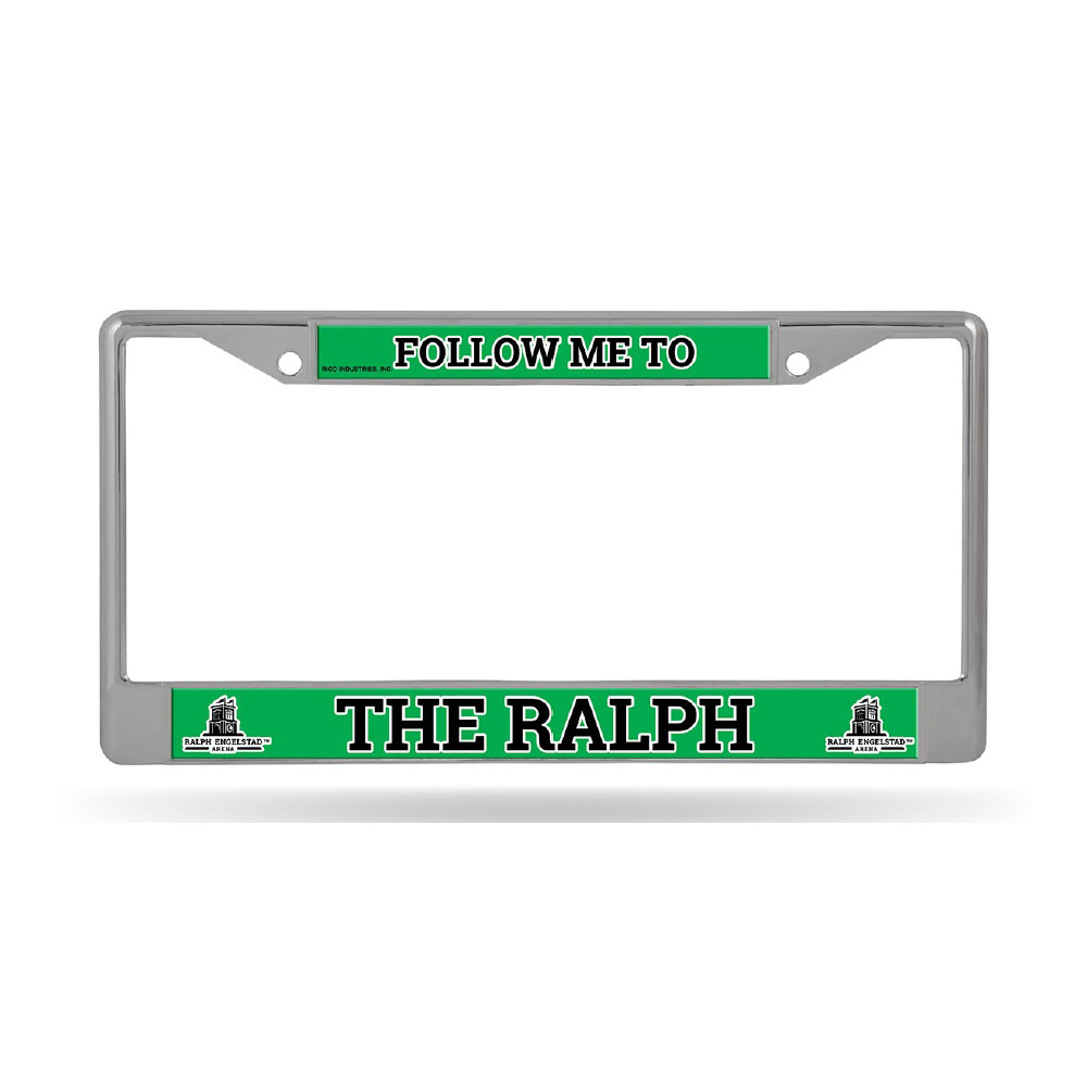 Follow Me To REA License Plate Frame - Sioux Shop at Ralph Engelstad Arena