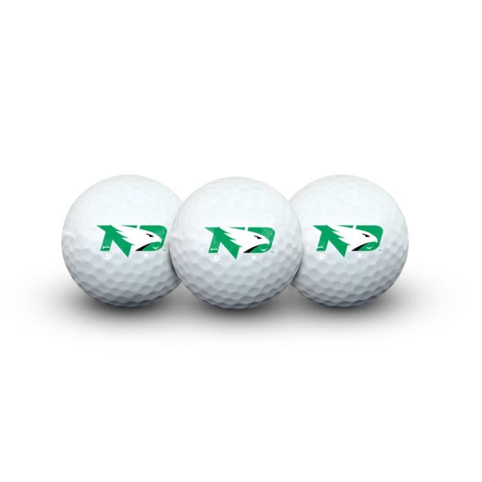 North Dakota Fighting Hawks - 3pk Golf Balls - Sioux Shop at Ralph ...