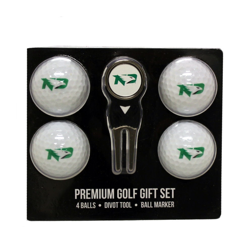 Team Golf 4 Ball Gift Set - Sioux Shop at Ralph Engelstad Arena