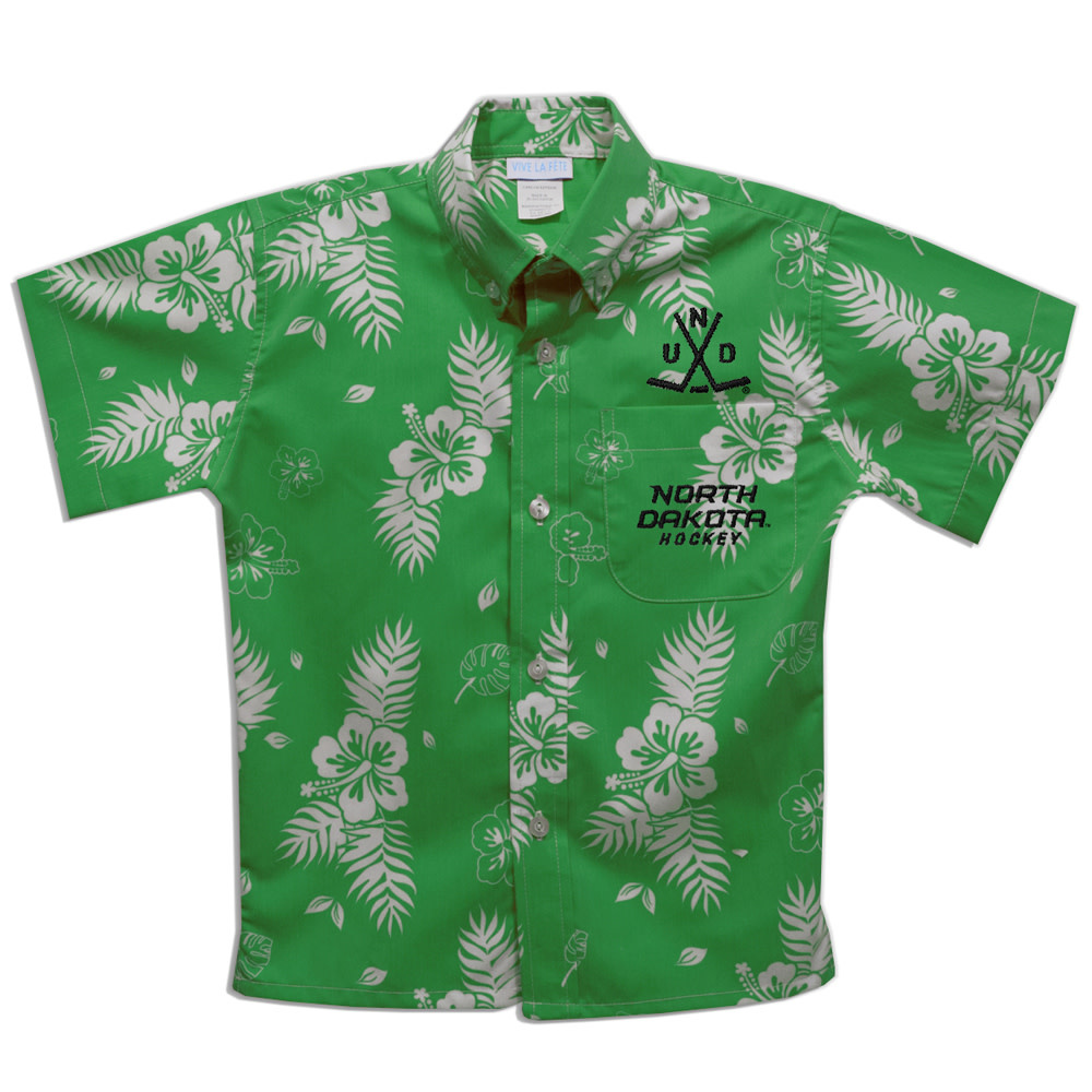 Kids Hawaiian Print Shirt - Sioux Shop at Ralph Engelstad Arena Kids Hawaiian Print Shirt - Sioux Shop at Ralph Engelstad Arena