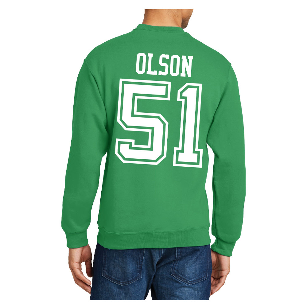 #51 Caleb Olson ND Football Sport Crew - Sioux Shop at Ralph Engelstad ...