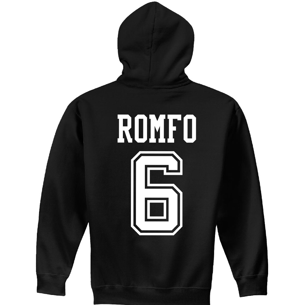 #6 Simon Romfo ND Football Sport Hood - Sioux Shop at Ralph Engelstad Arena