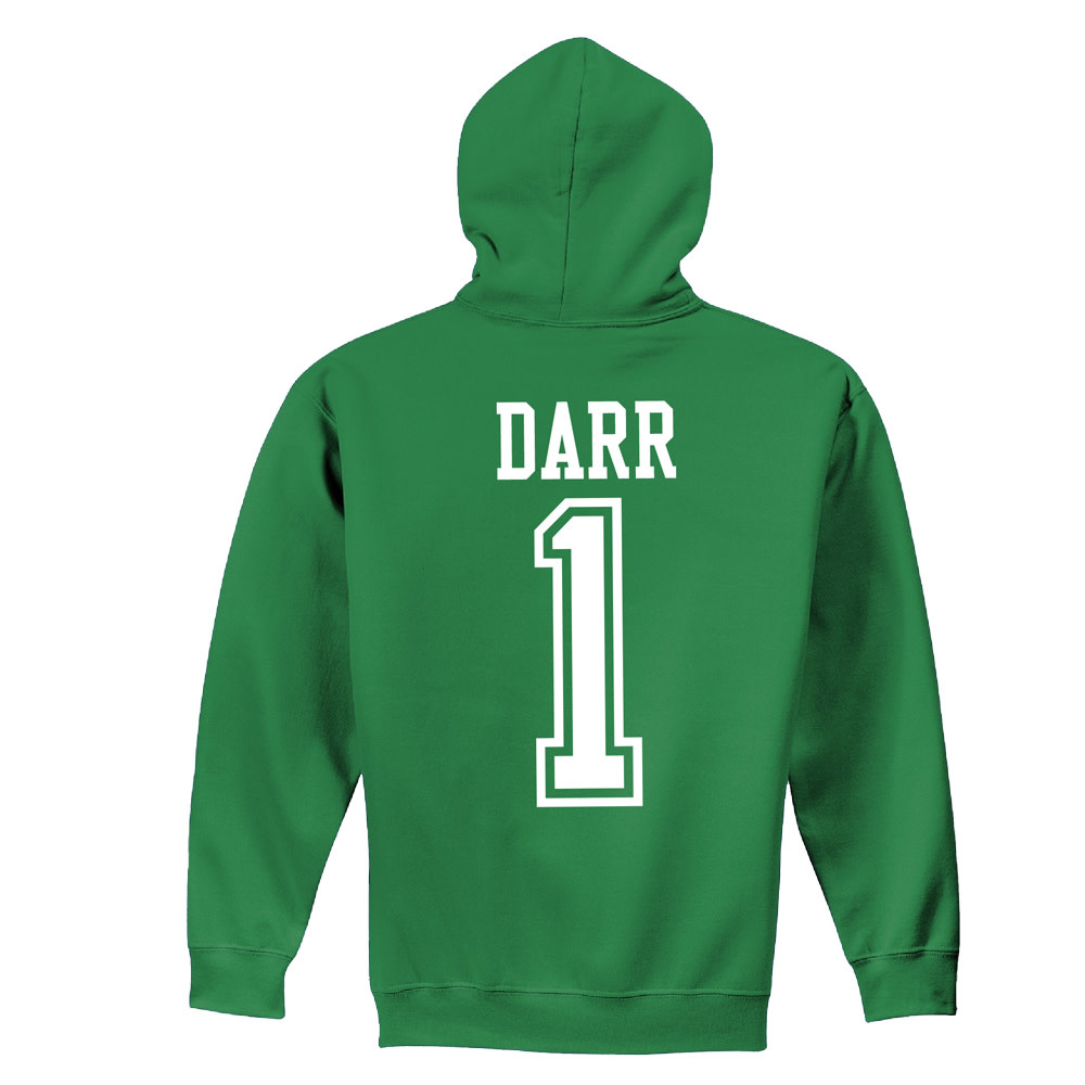 #1 Skylar Darr ND Volleyball Sport Adult Hood - Sioux Shop at Ralph ...