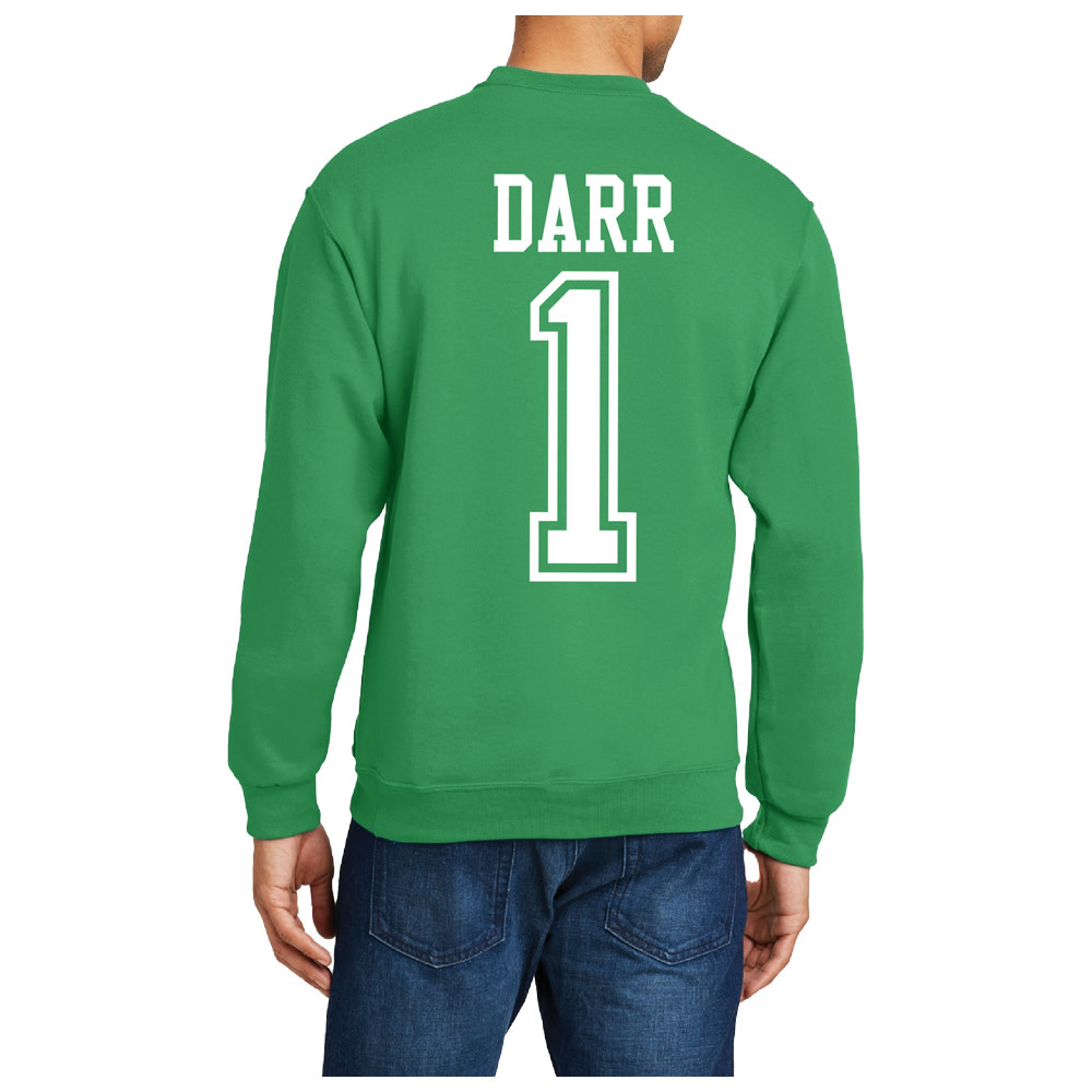 #1 Skylar Darr ND Volleyball Sport Adult Crew - Sioux Shop at Ralph ...