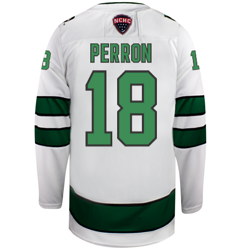 #18 Jayden Perron North Dakota Hockey Beauty Jersey - Sioux Shop at ...