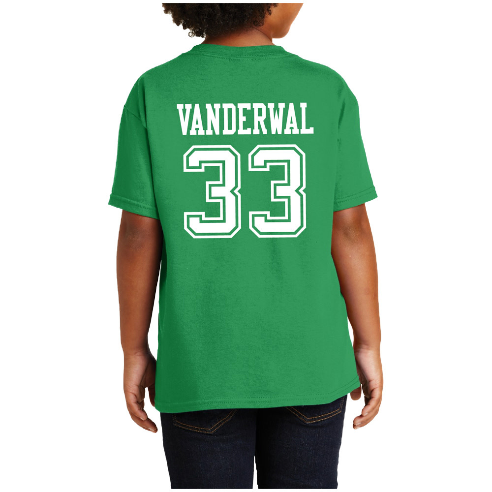 #33 Miranda VanderWal ND Basketball Sport Youth Tee - Sioux Shop at ...