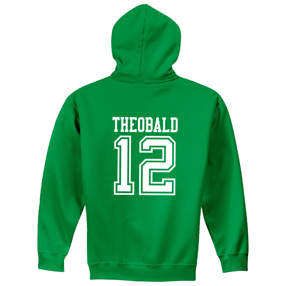 #12 Henry Theobald ND Football Sport Adult Hood - Sioux Shop at Ralph ...