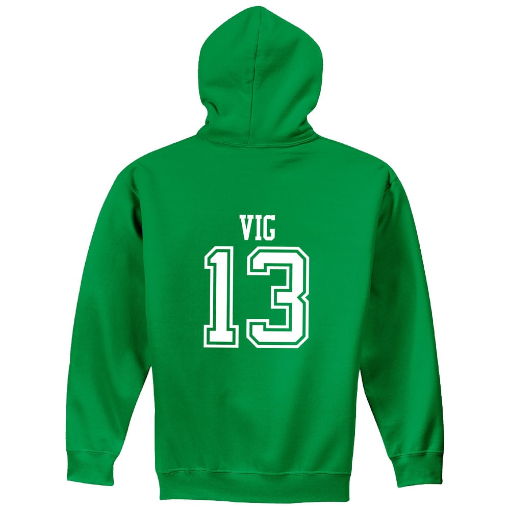 #13 Kaden Vig North Dakota Football Sport Adult Hood - Sioux Shop at ...