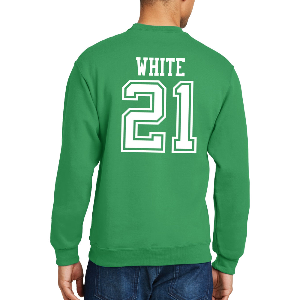 #21 Sadie White ND Volleyball Sport Adult Crew - Sioux Shop at Ralph ...