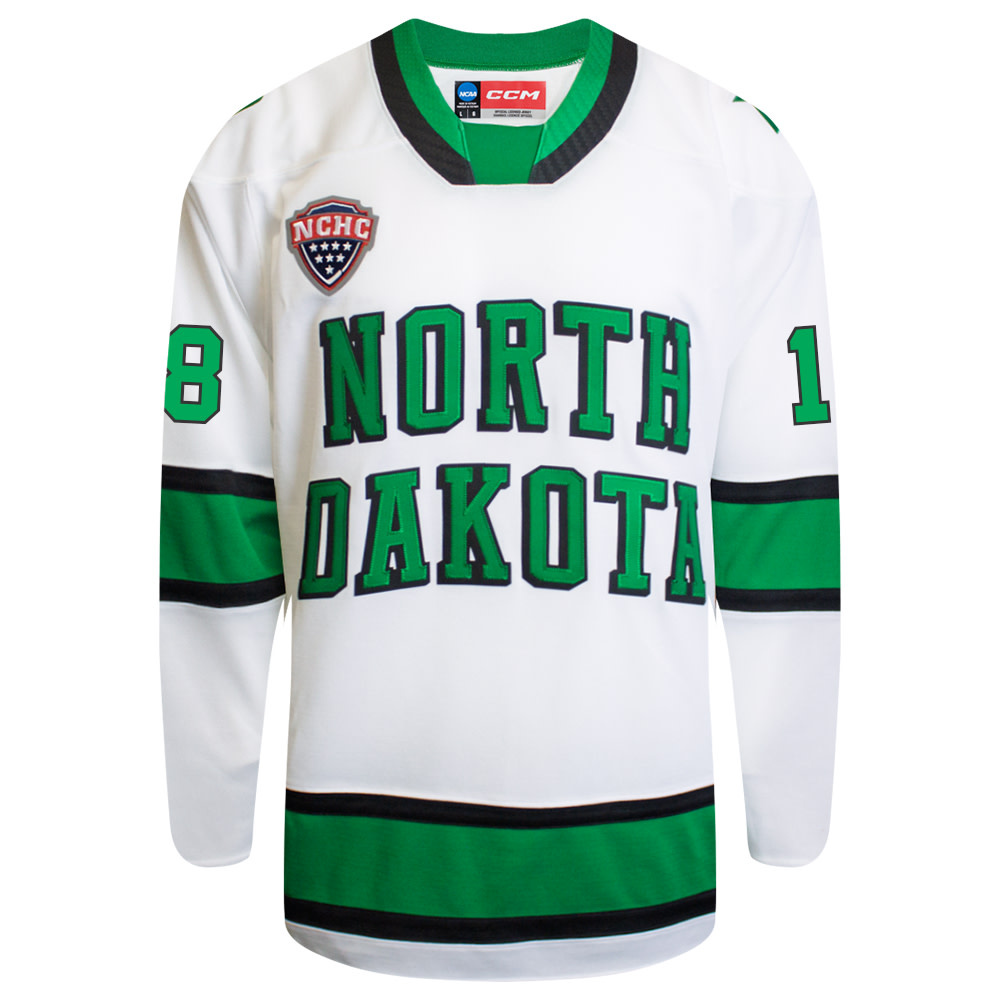 #18 Keaton Verhoeff CCM Authentic Game Jersey - Sioux Shop at Ralph ...