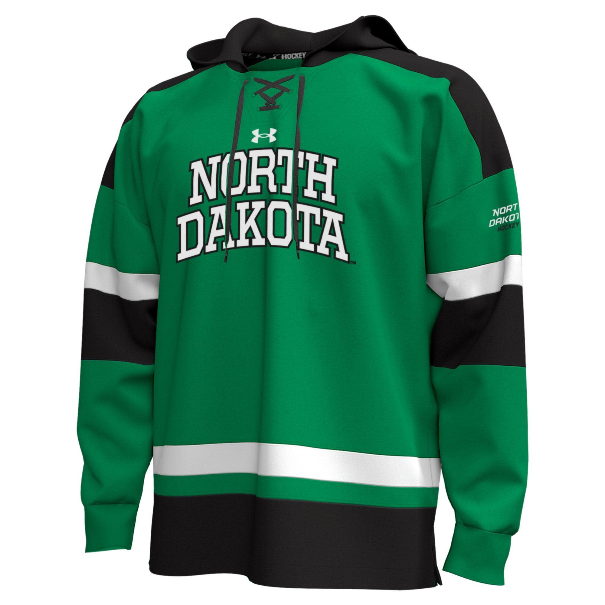 UA Rival Fleece Hockey Hood - Sioux Shop at Ralph Engelstad Arena