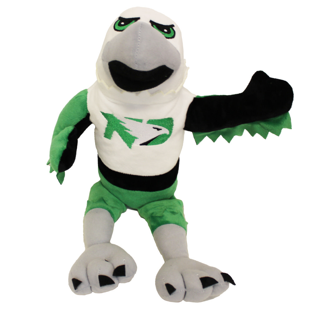 UND Fighting Hawk 14" Plush Mascot - Sioux Shop at Ralph Engelstad Arena
