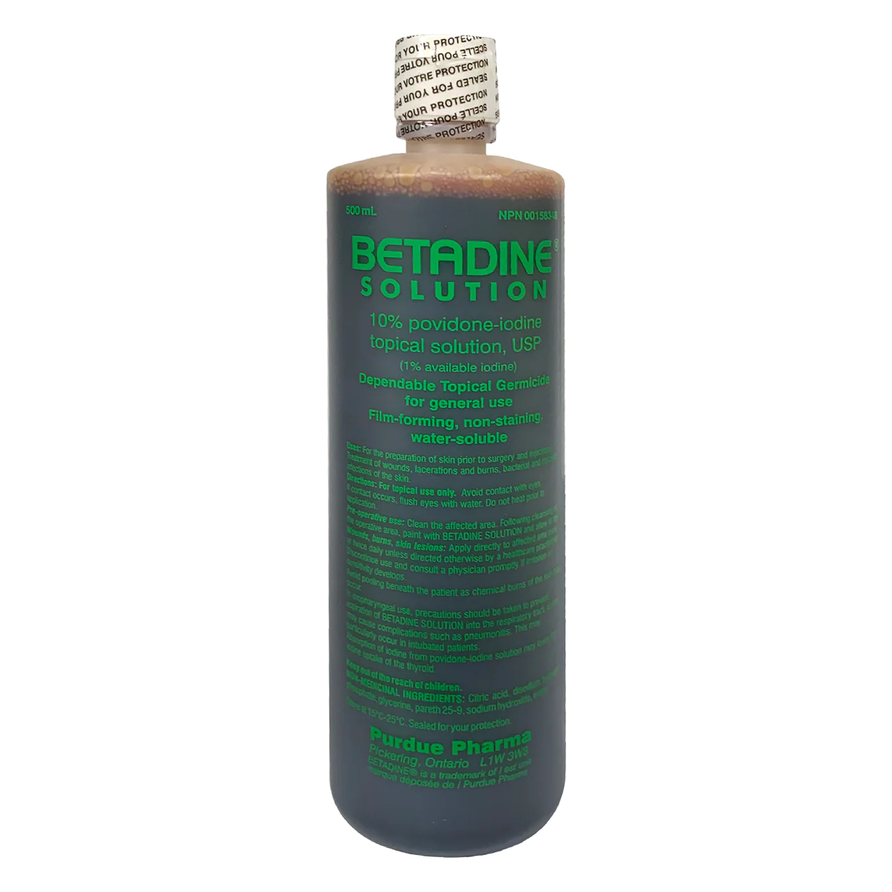 Betadine Solution - 500 ml - Rocking Horse Industries