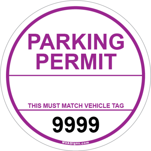 Standard With Tag Number Spacing - NVA Signs & Striping