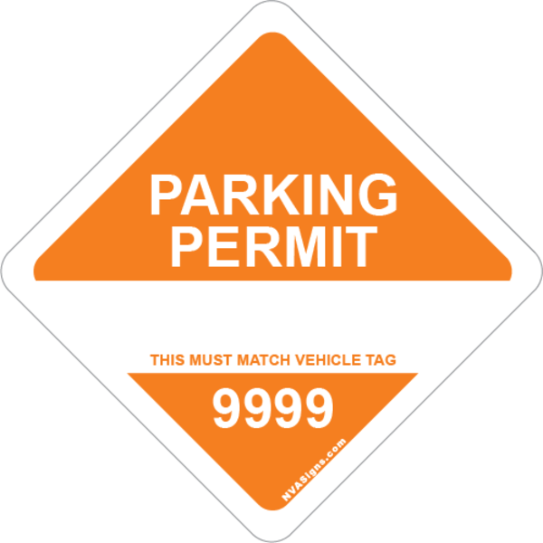 Standard With Tag Number Spacing - NVA Signs & Striping