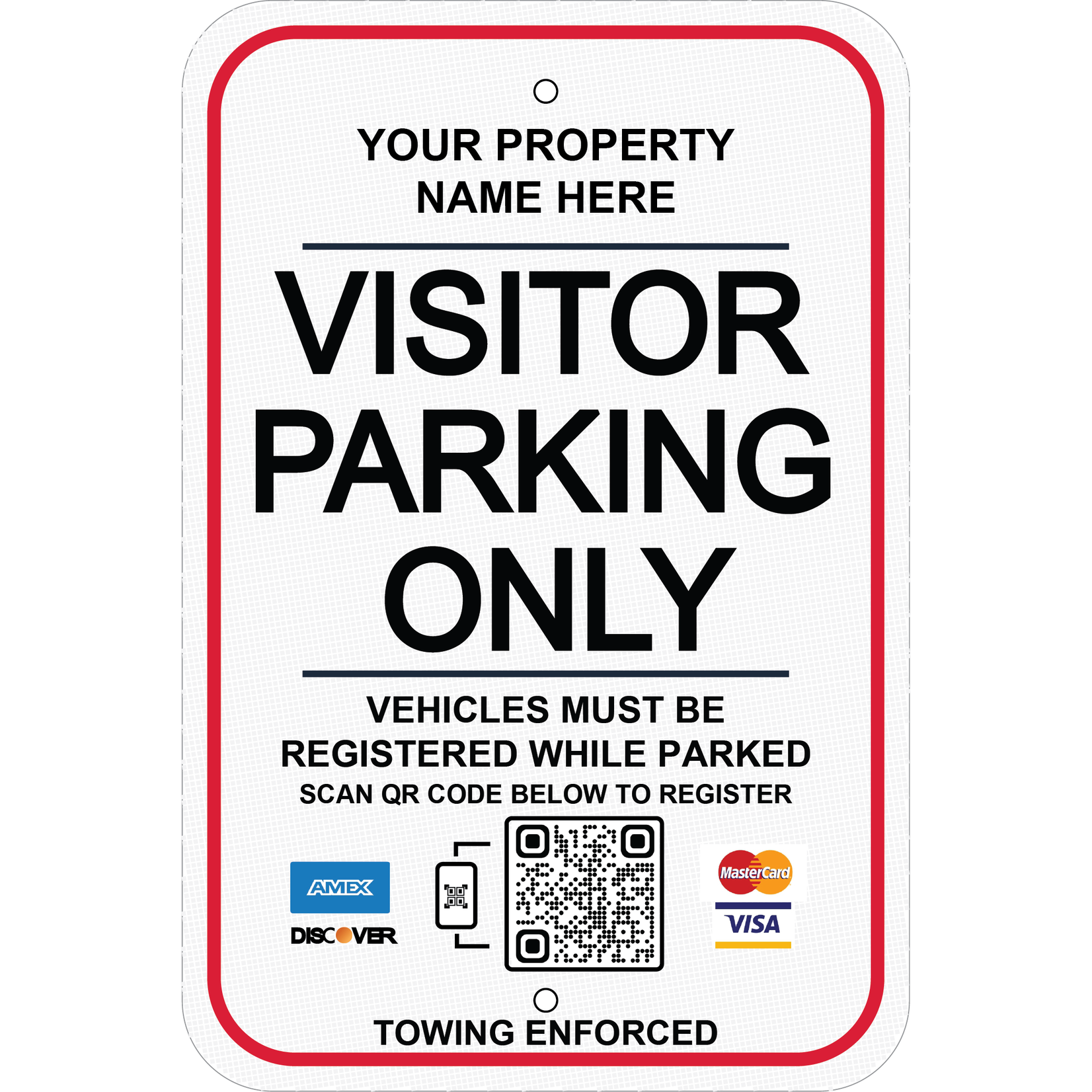 Standard Park By Plate - NVA Signs & Striping