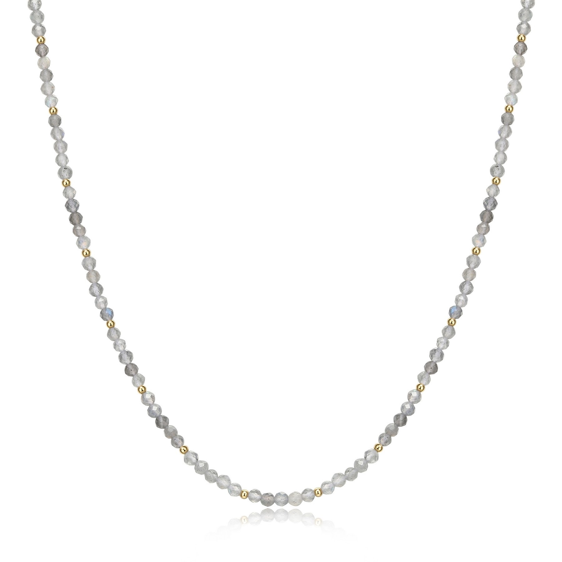 Reign SS 18KGP Beaded Necklace 15+3" - Spicer Cole Fine Jewellers