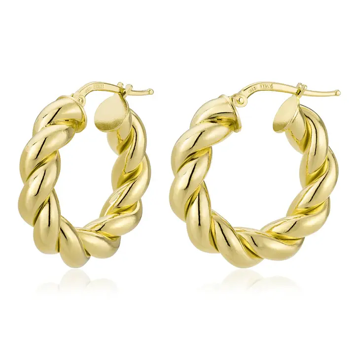 SSYGP Donut Twist Hoops - Spicer Cole Fine Jewellers