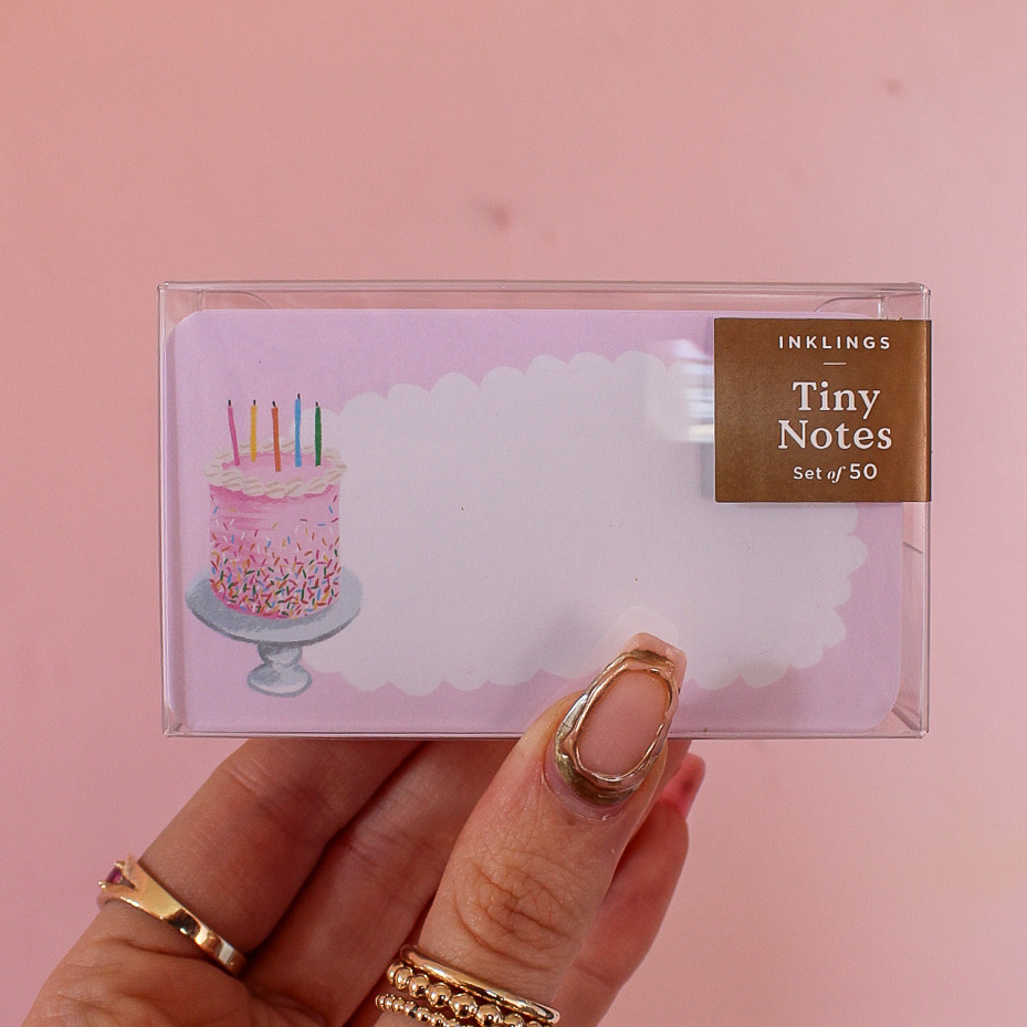 Pocket Notes Birthday Cake - Keaton Place