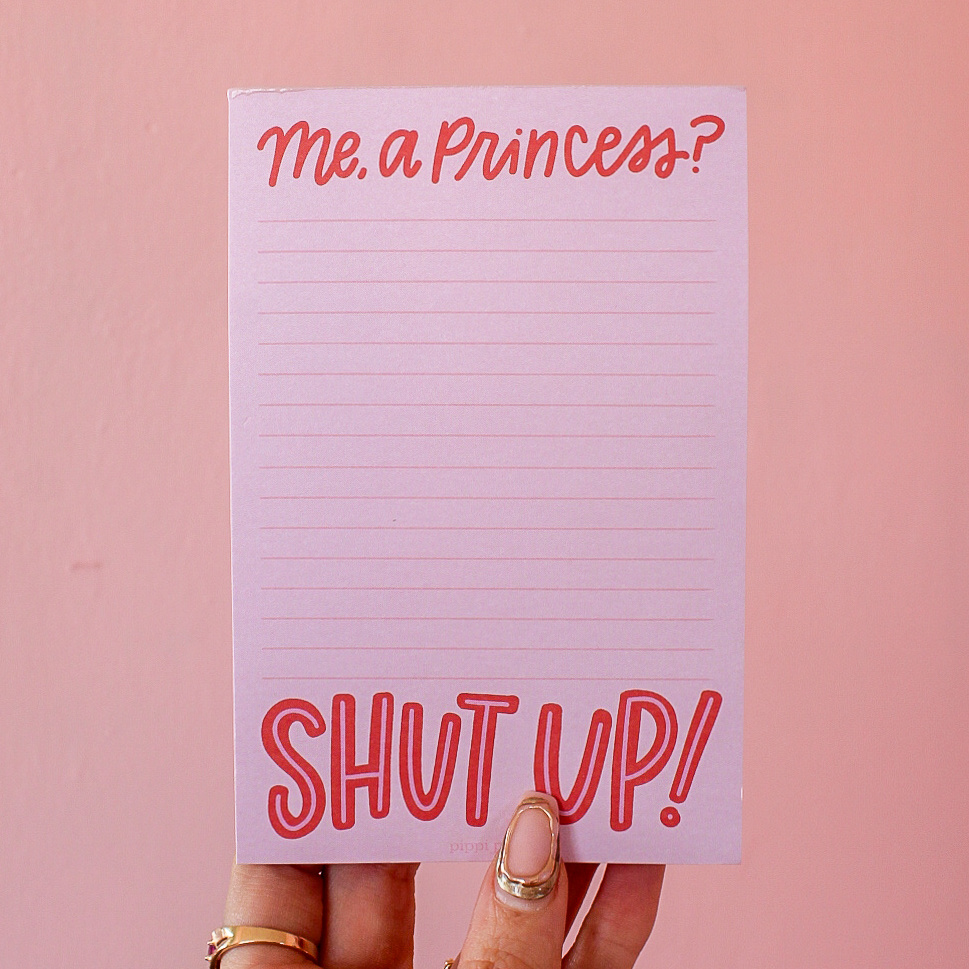 Me, A Princess? Notepad - Keaton Place