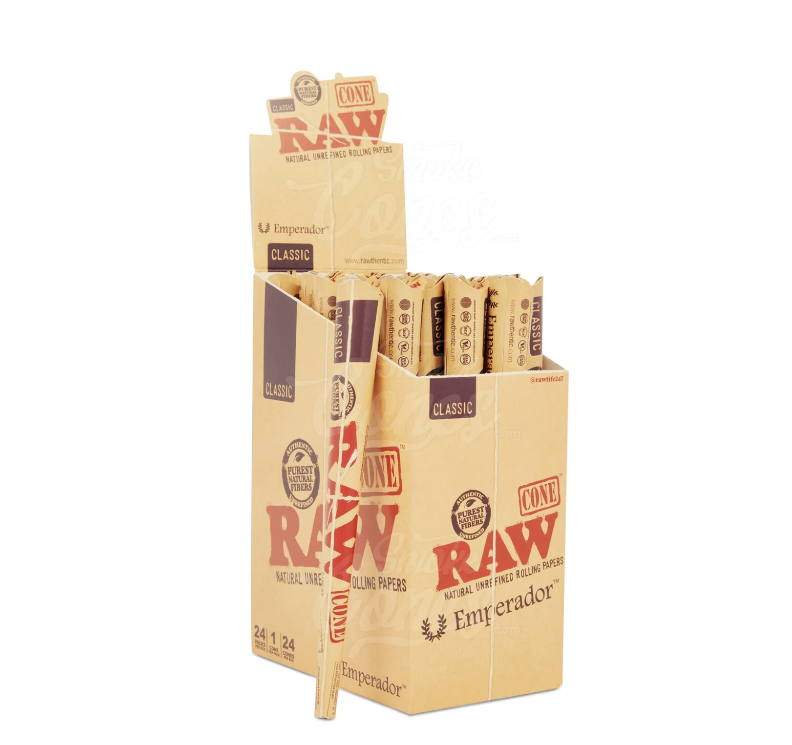 Raw Classic Unrefined PR Cone - DTX VAPE SUPPLY