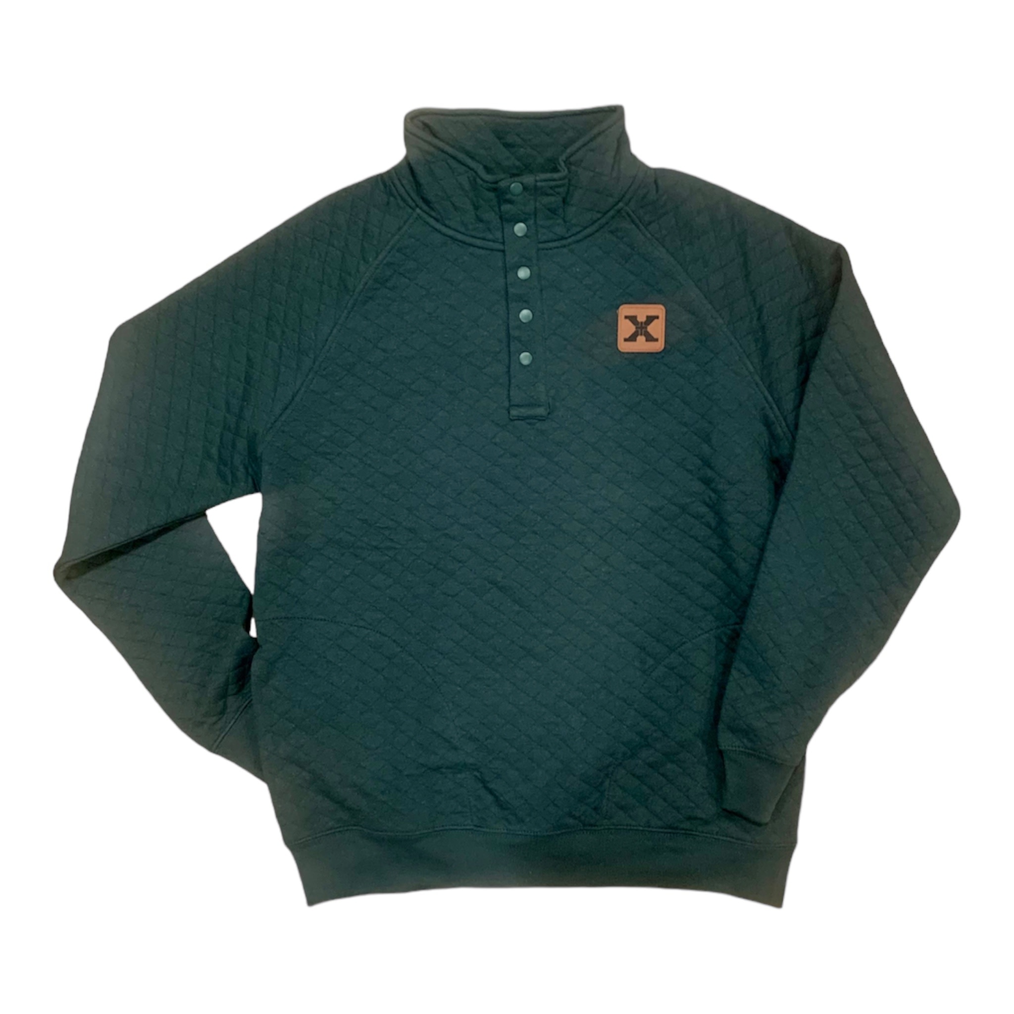 Blue 84 Quilted Green Pullover - Saint Xavier High School
