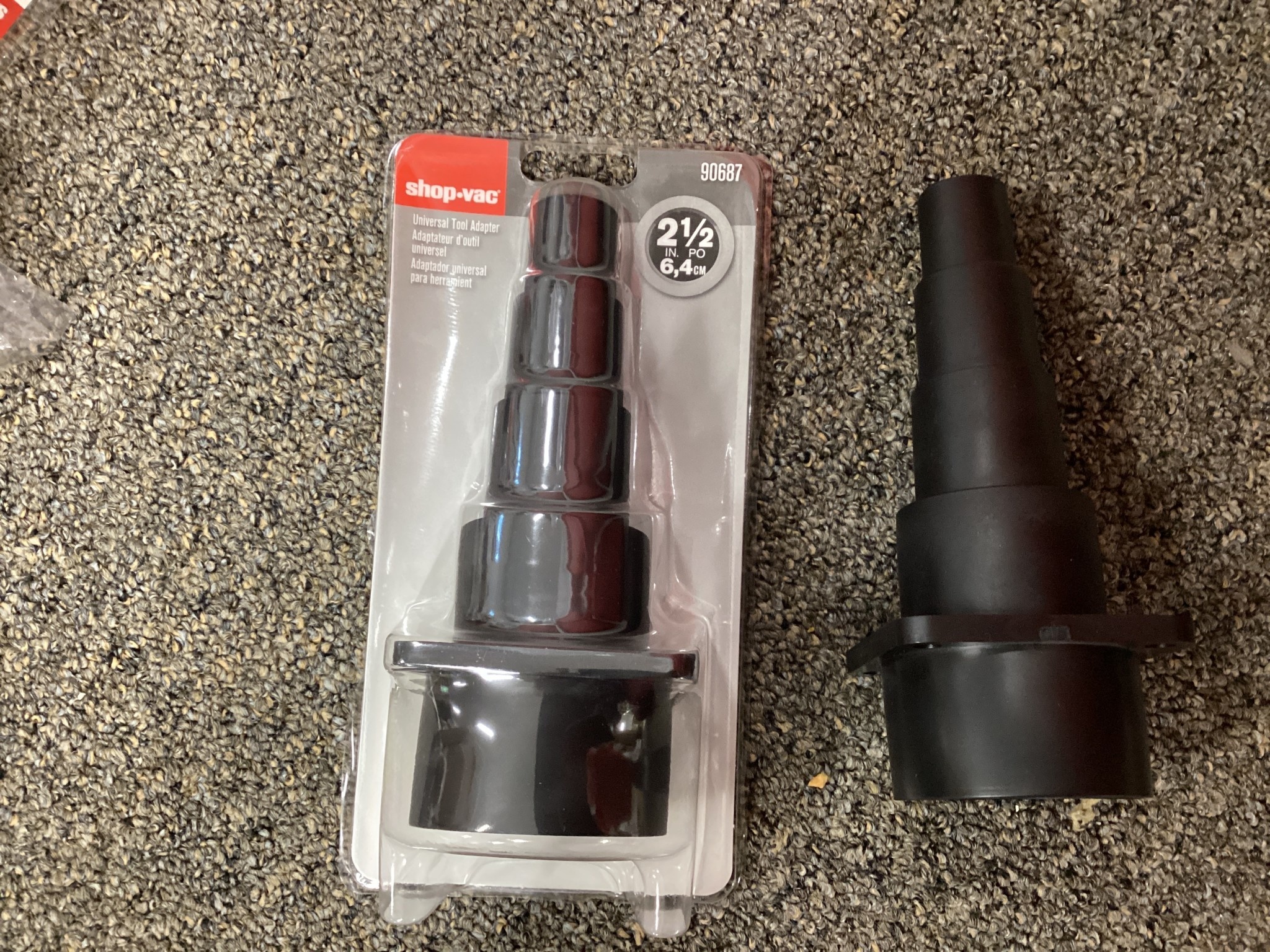 Universal tool adapter 2 1/2” - Ripleys Vacuum Center