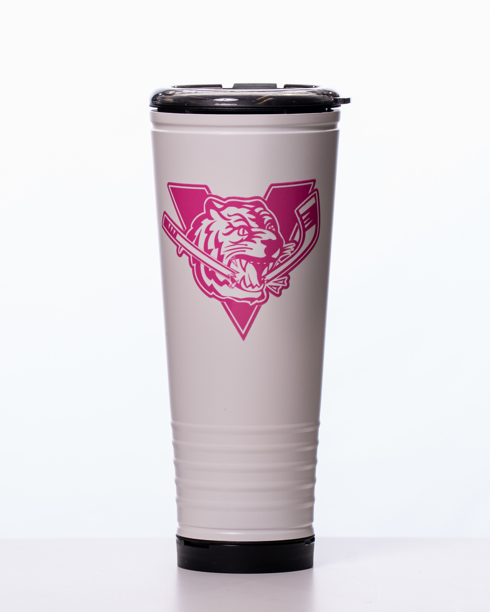 Verre hurleur bruyant match en rose