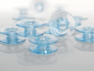 Pfaff Plastic Bobbins 10-pack Blue - Castle Sewing Centre