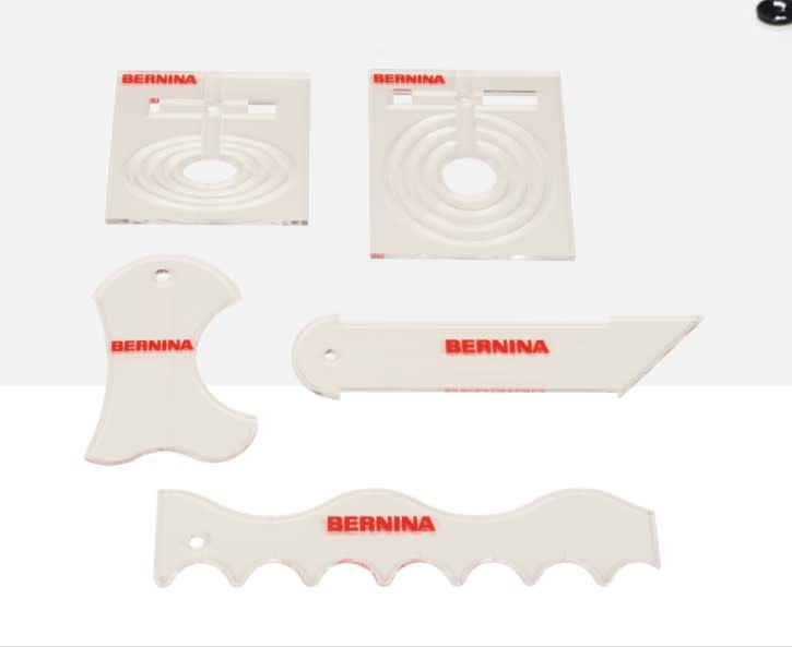 Bernina ruler kit for sit down Q series - Castle Sewing Centre
