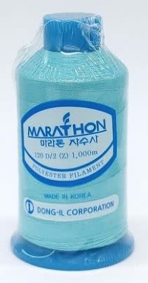 Marathon Embroidery Thread 1000m - # 2227 Light Turquoise - Castle ...