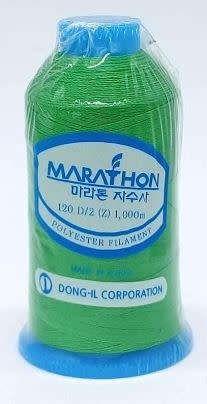 Marathon Embroidery Thread 1000m - #2240 Green - Castle Sewing Centre
