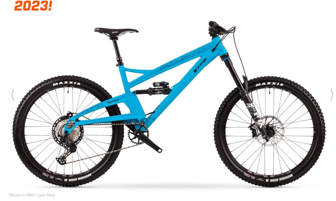 Custom 2023 Alpine Evo Med Cyan 27.5 - Pronghorn Bicycles