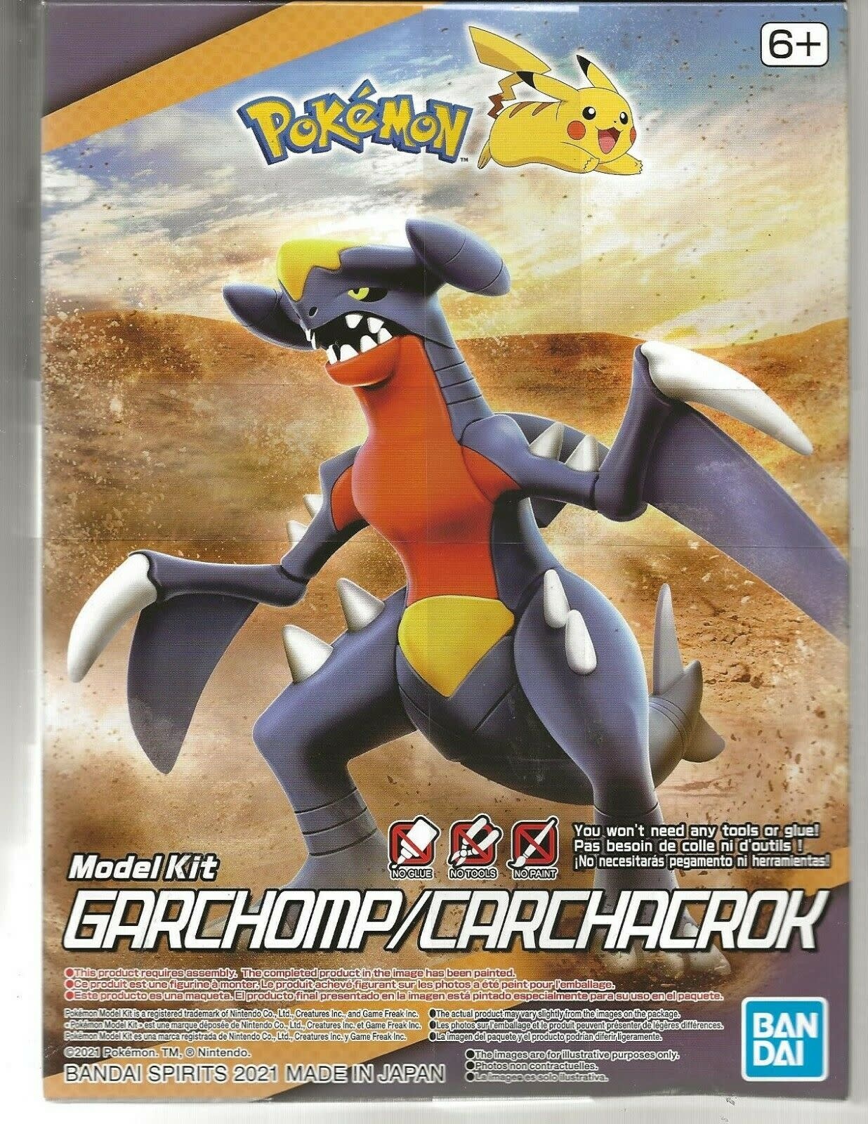 Bandai BAN2579576 Bandai Garchomp Pokemon - Hobby Action Chandler