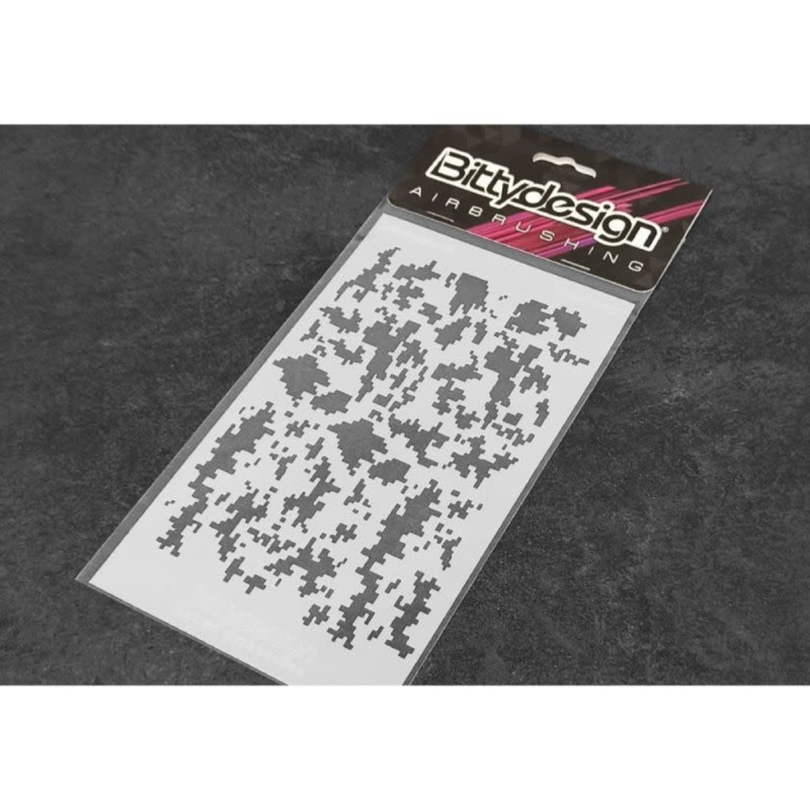 Bitty Designs Bittydesign Vinyl Paint Stencil (Digital Camo) - Hobby ...