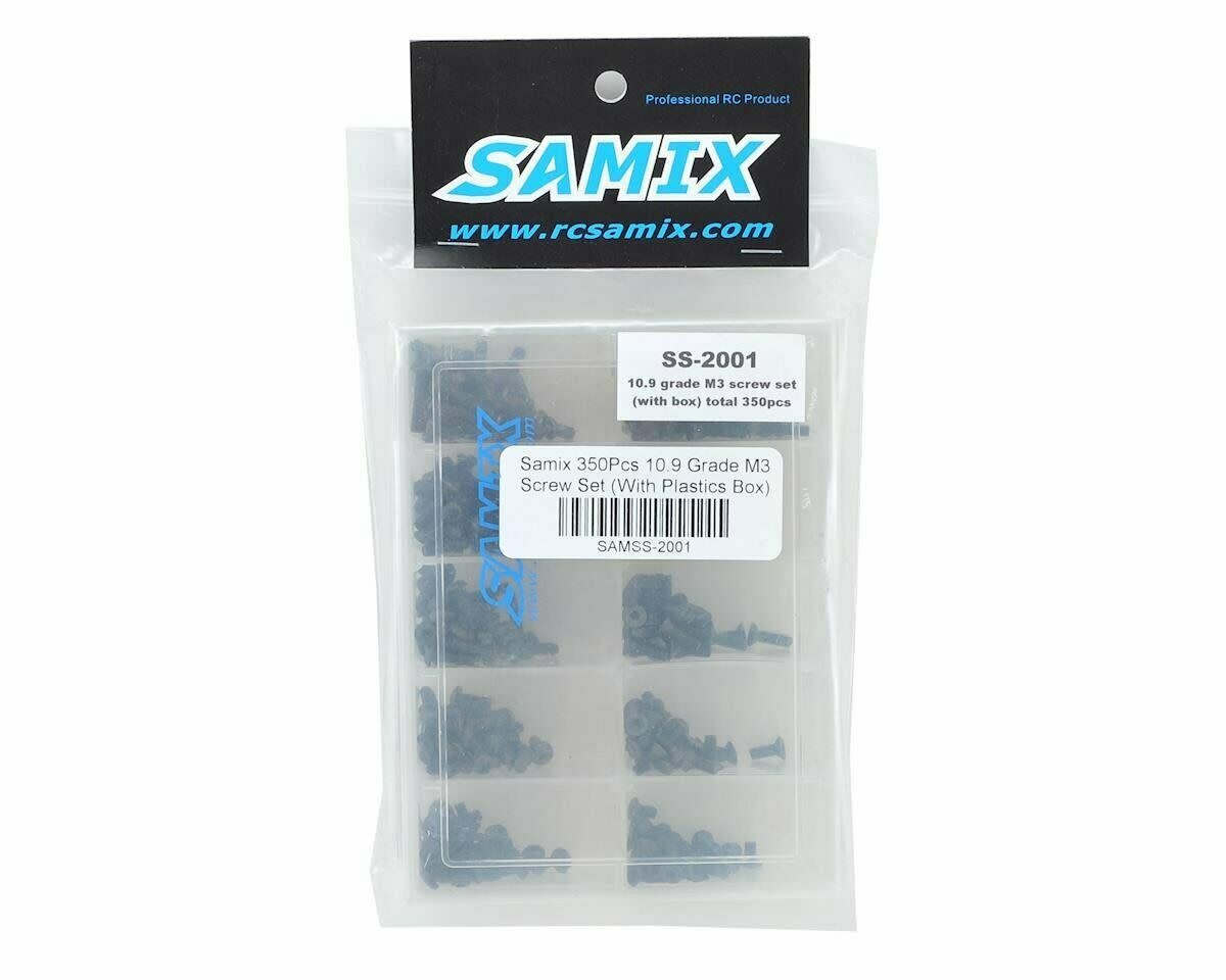 Samix SAMSS2001 Samix 10.9 Grade M3 Screw Set w/Storage Box - Hobby ...