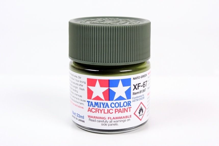 Tamiya TAM81367 Tamiya Acrylic XF-67 NATO Green 23ml - Hobby Action ...