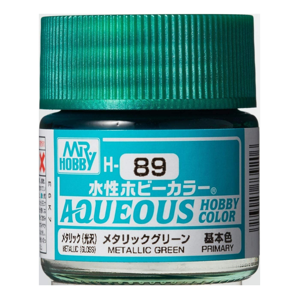 GSI Creos GNZ-H89 Mr Hobby H89 Aqueous Metallic Gloss Green - Acrylic ...