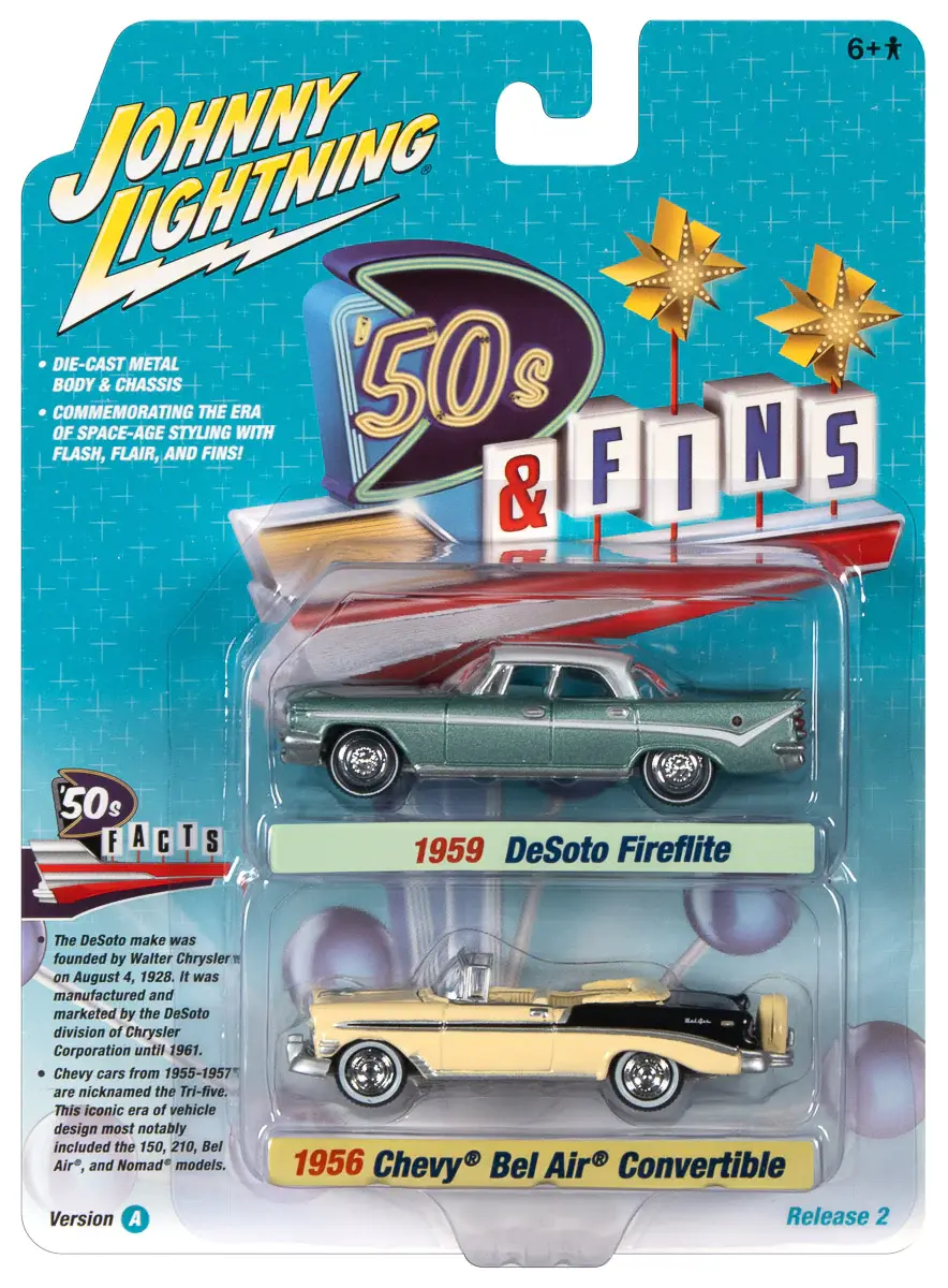 Johnny Lightning JLSP285A Johnny Lightning 50's & Fins 1959 Desoto ...