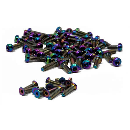 Sticky Kicks V2 RAINBOW Titanium Screw Kits TLR 22X-4 - Hobby Action ...