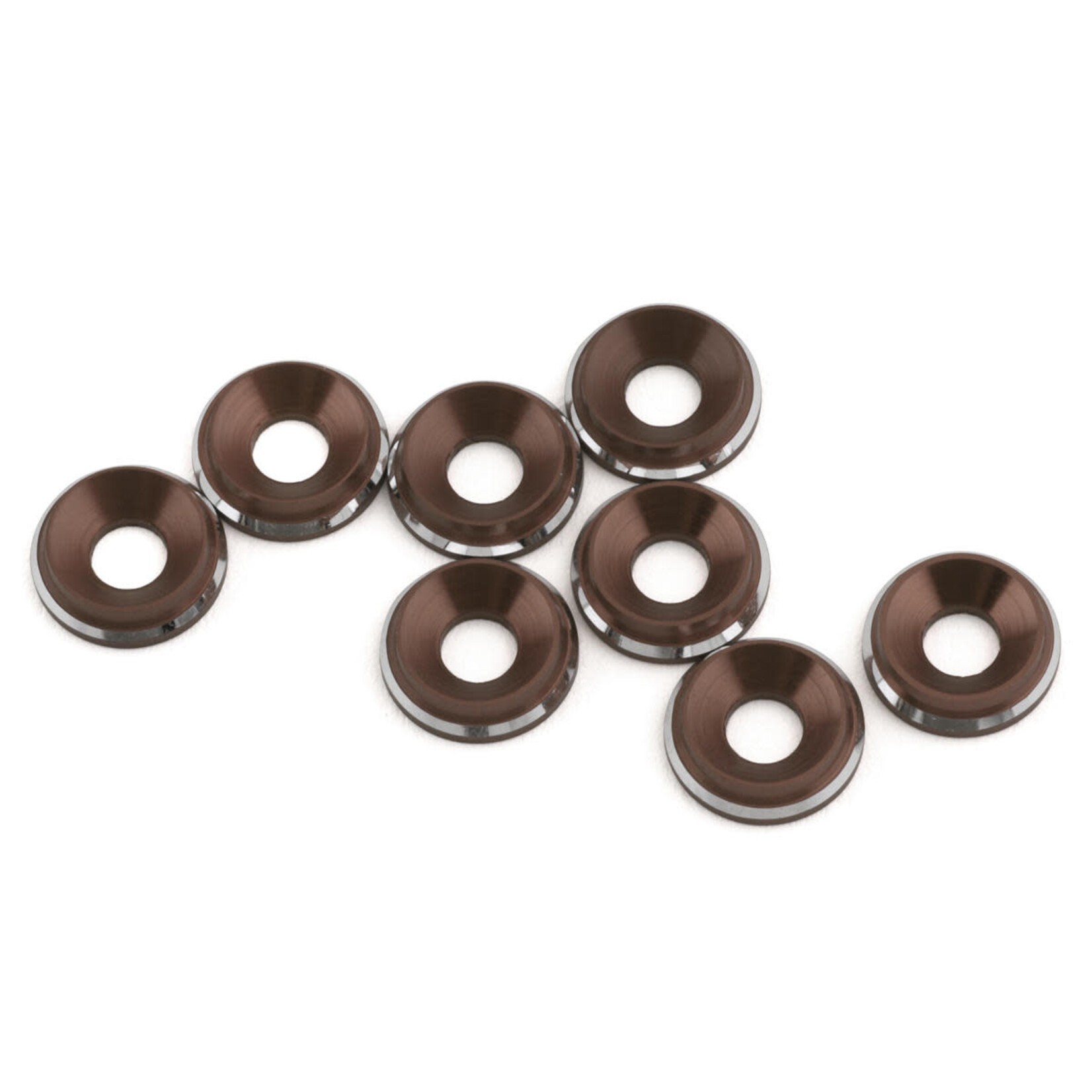 1UP Racing 7075 Lowpro Countersunk Washers- M3 Gunmetal W/ Shine ...